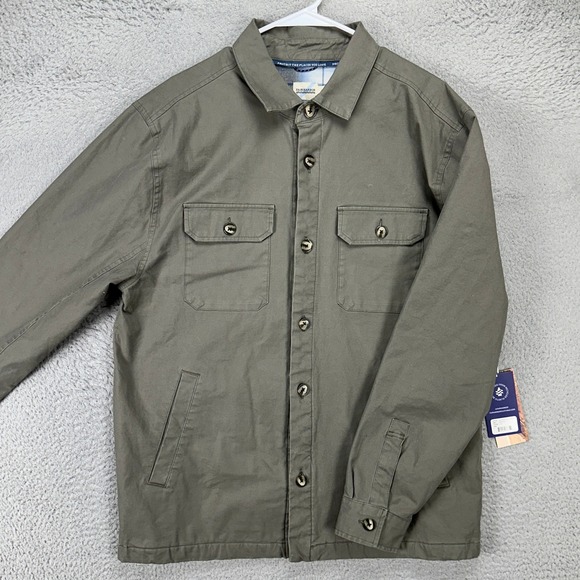 Fair Harbor | Shirts | Fair Harbor Men Montauk Shirt Jacket Large Olive ...